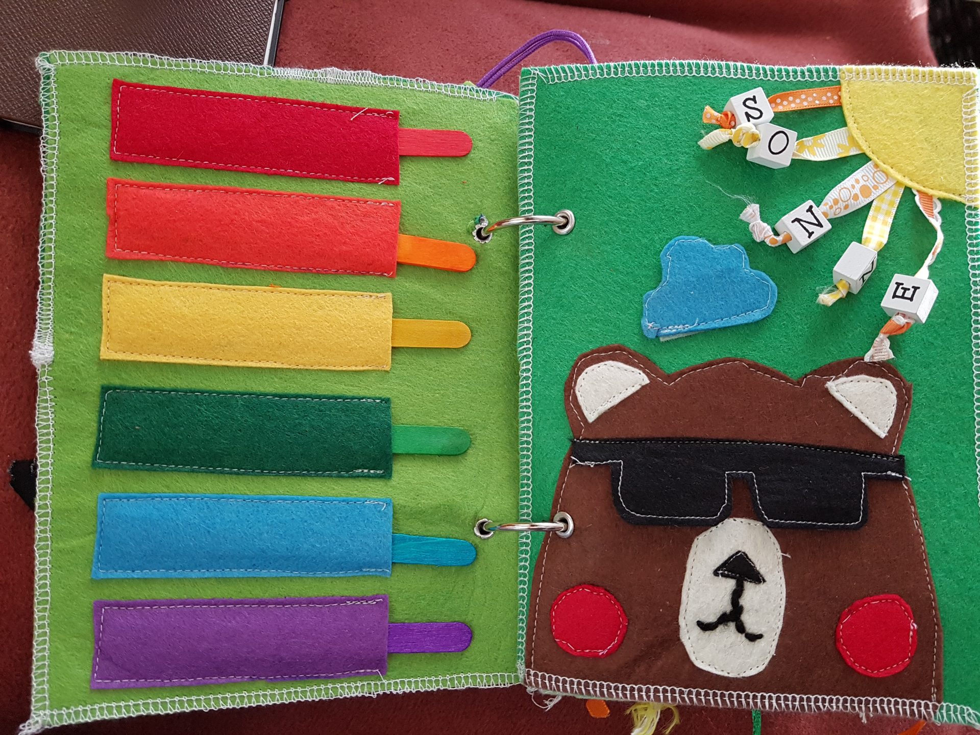 DIY-IDEE: Quiet book (Teil 1) - Sternentanz
